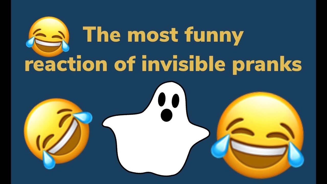 The most funny reaction of the invisible pranks 😂😂 - YouTube