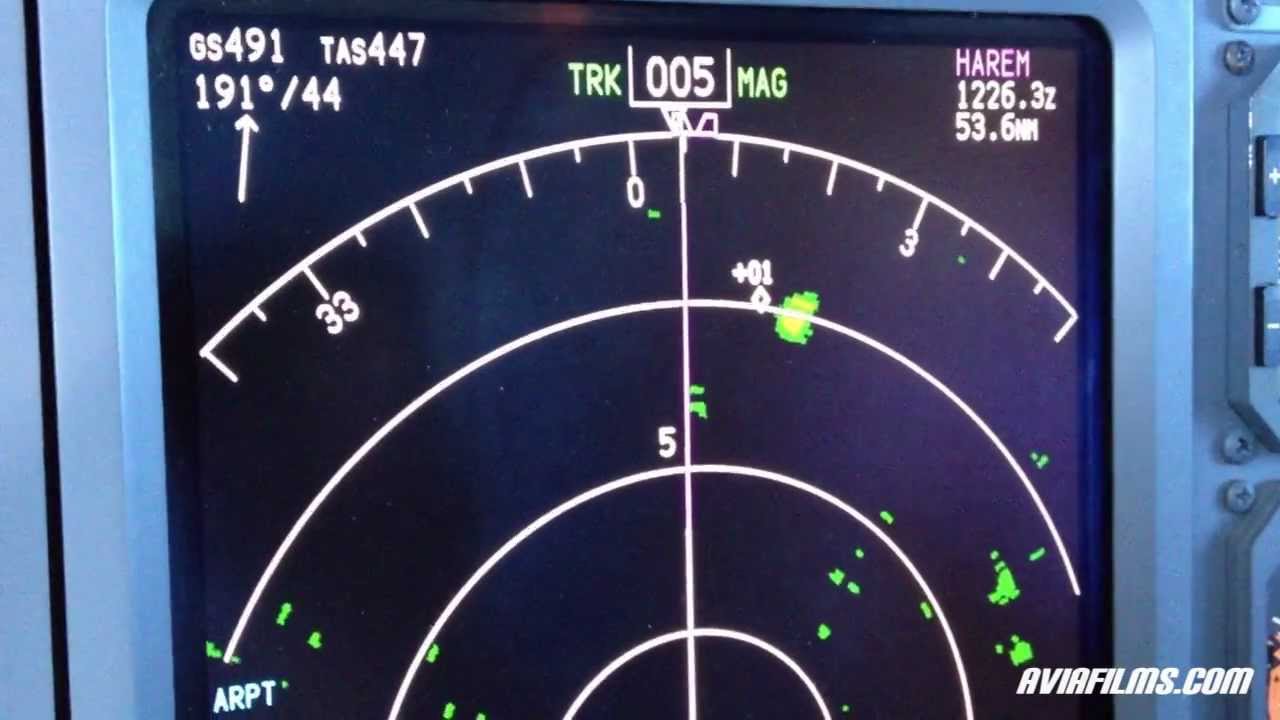 Air Traffic TCAS - WEATHER RADAR and REALITY - YouTube