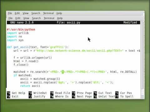 Make ASCII Art Using a Webservice and Python (tut) - YouTube