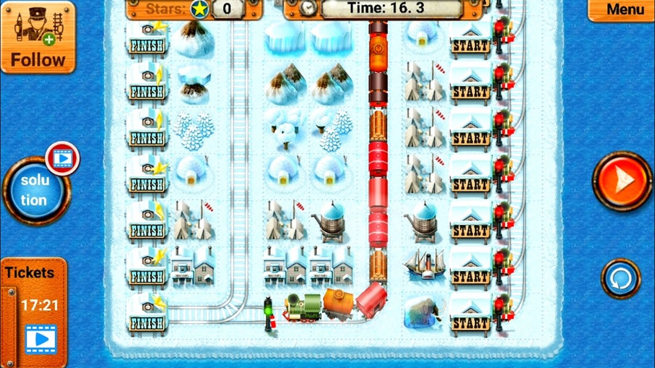 Rail Line Maze - Rail Maze 2 - Train Puzzle Game - Android Gameplay ...