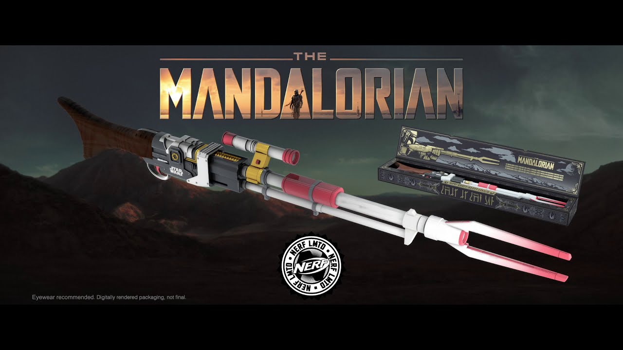 NERF - Star Wars - Mandalorian - Amban Phase-pulse Blaster - YouTube