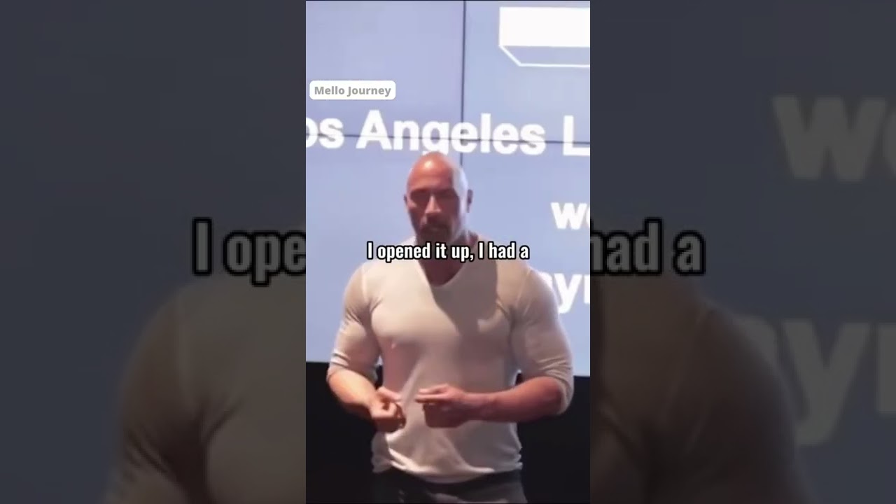 Dwayne Johnson The Rock - morning motivation 💪 - YouTube