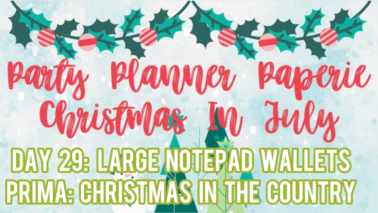 #PPPChristmasInJuly - DAY 29: Christmas In July: Lg Notepad Wallets ...