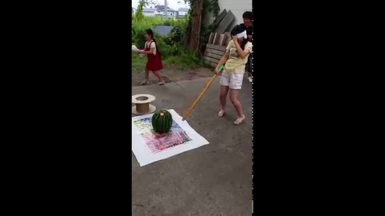 Watermelon Smashing - YouTube