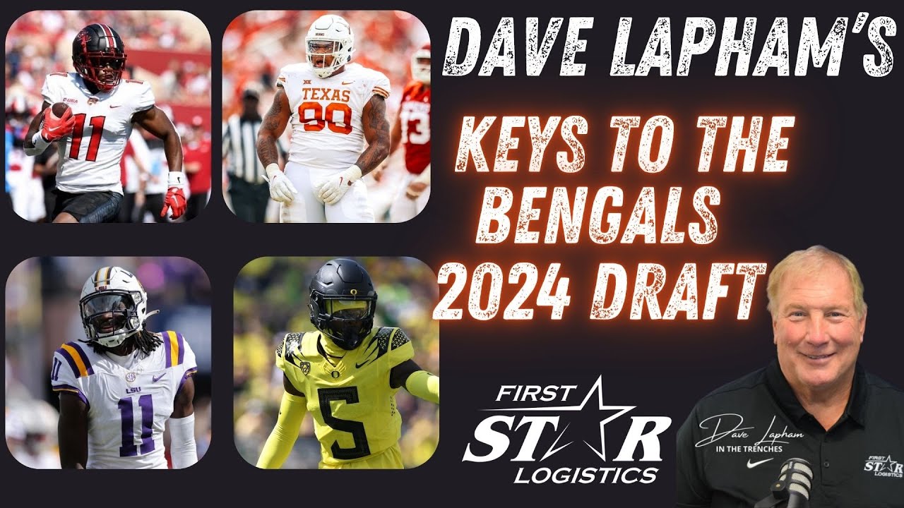 Dave Lapham's Keys To A Successful 2024 Bengals Draft - YouTube