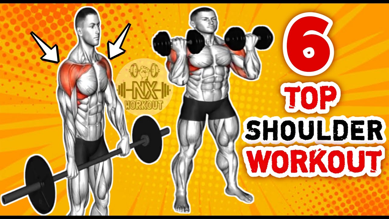 Top 6 Shoulder Workout At Gym | Gym Workout | Workout For Shoulders ...