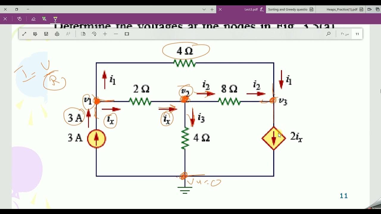 Nodal Analysis part3 - YouTube