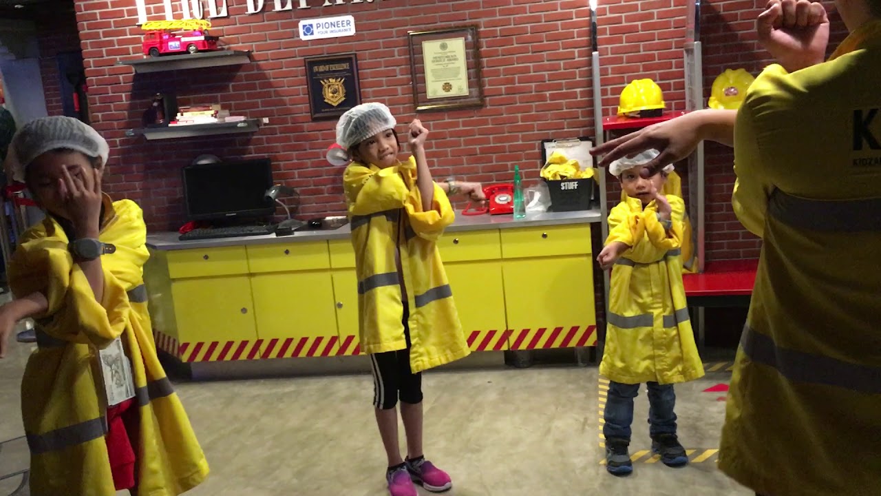 KidZania Manila Fire Department Drill - YouTube