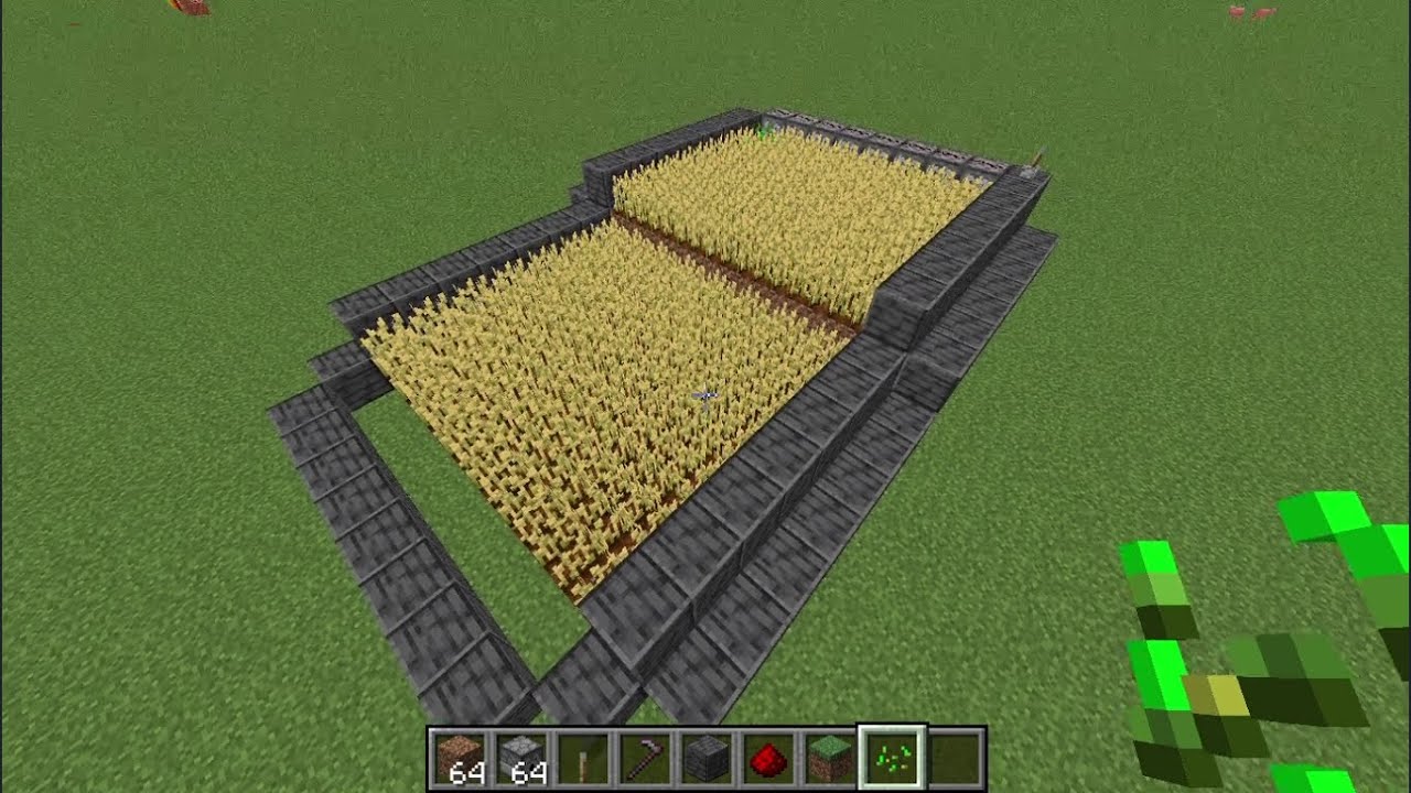 How to build an easy infinite wheat farm! 🔥 - YouTube