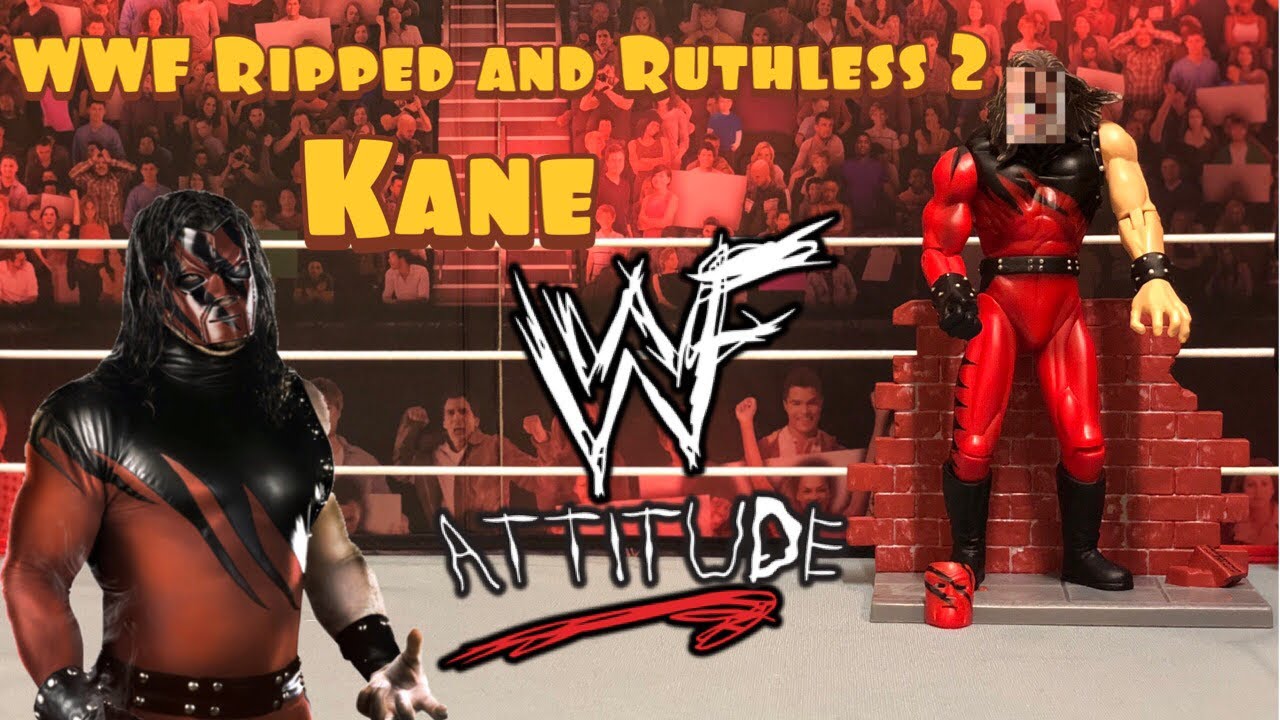 WWF Ripped and Ruthless 2 Kane with Removable Mask Unboxing - YouTube