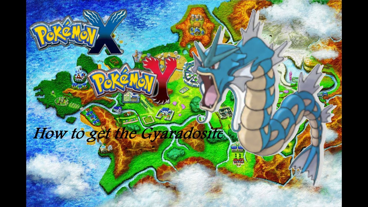 How to get Gyaradosite Pokemon X & Y - YouTube