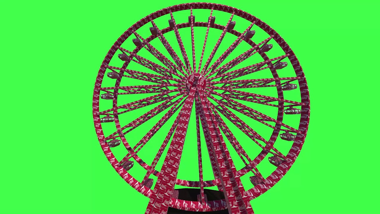 Cool Insane Green Screen Coke Cola Ferris Wheel Animation 3D - YouTube