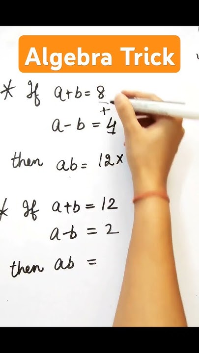 Algebra Trick | Easy Trick | Algebra Shortcuts | How to Solve equations ...