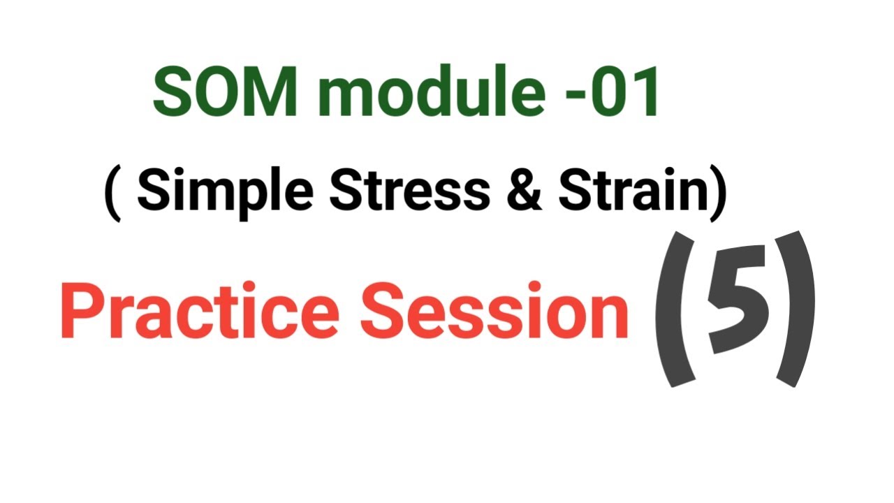 SOM Practice question -(05) Module-01 4th Sem B-tech # BEU# - YouTube
