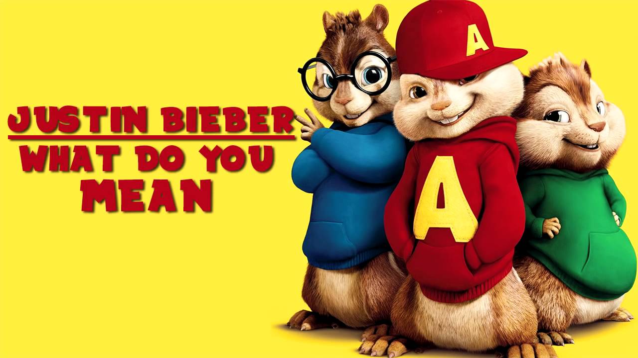 Justin Bieber -What do you mean ( Alvin and the chipmunks ) - YouTube