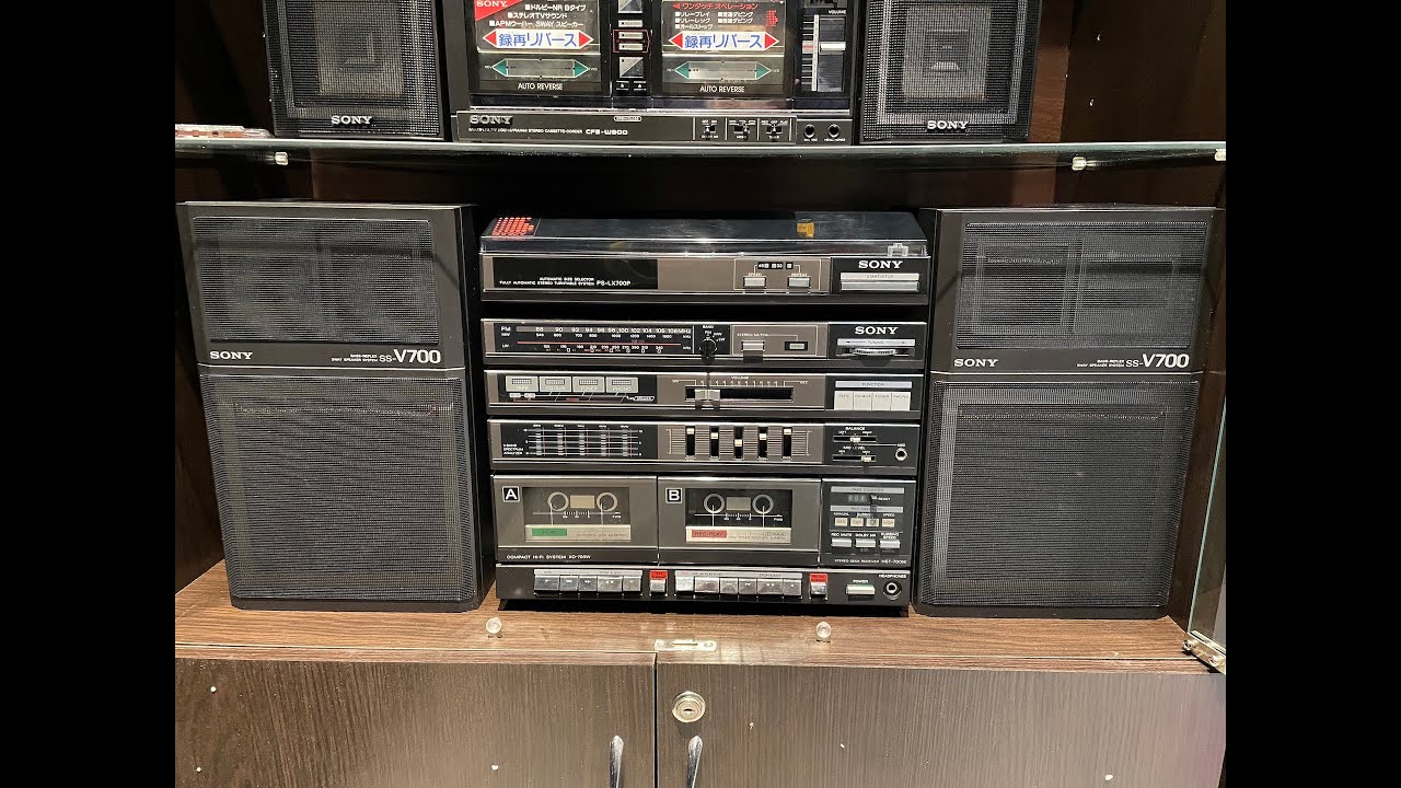 vintagemoscow. муз центр sony xo-700 - YouTube