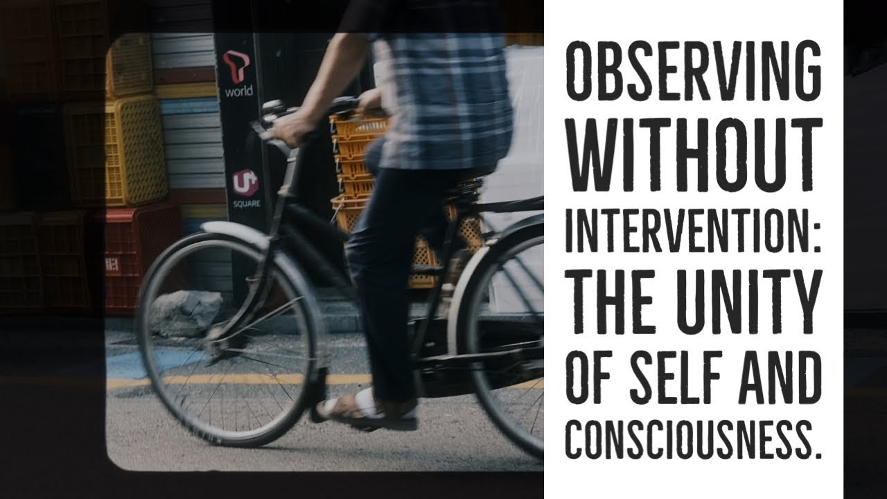 Observing Without Intervention: The Unity of Self and Consciousness ...