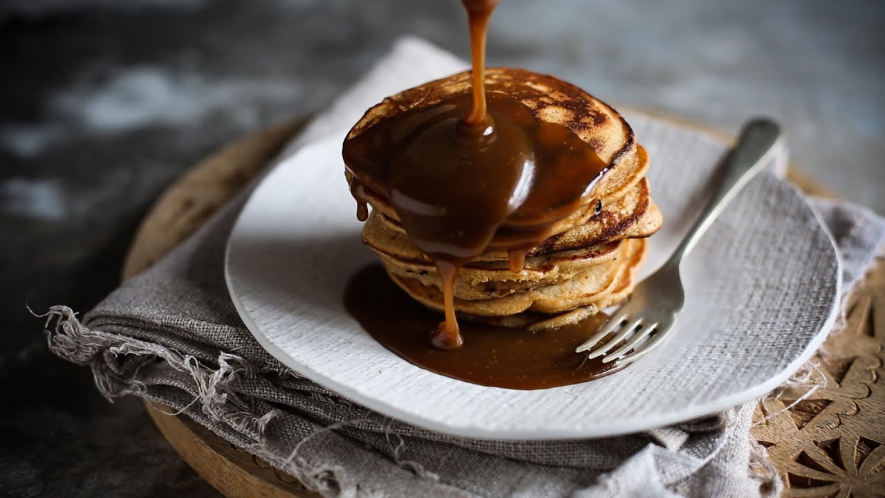 Sticky Toffee Pancakes - YouTube