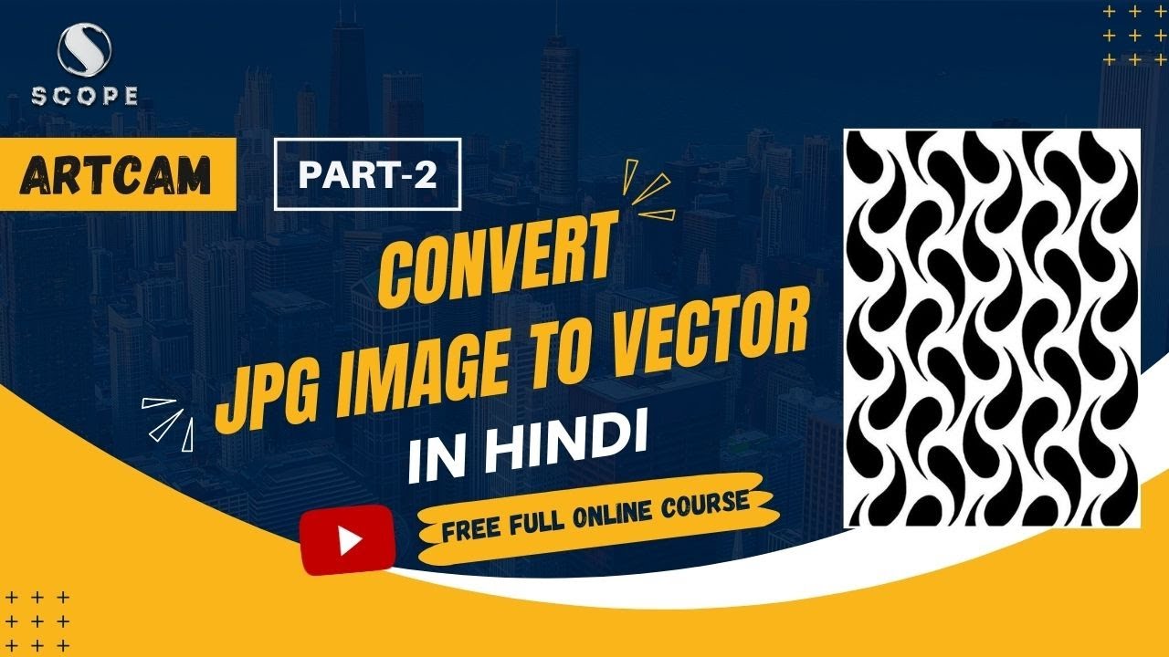 how to trace cnc Jali outline | artcam tutorial in hindi 2024 | vector ...