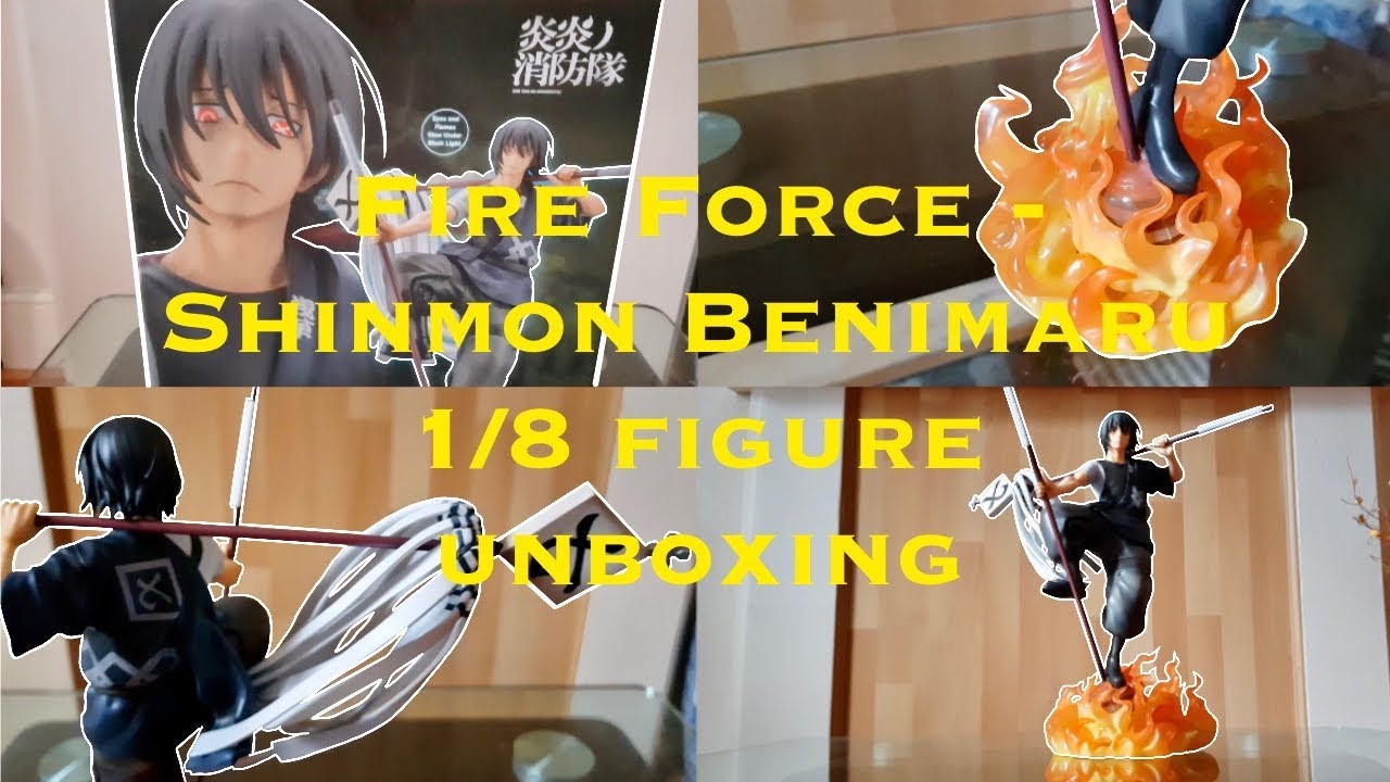 Fire Force: Shinmon Benimaru 1/8 scale figure unboxing 🔥🔥 - YouTube