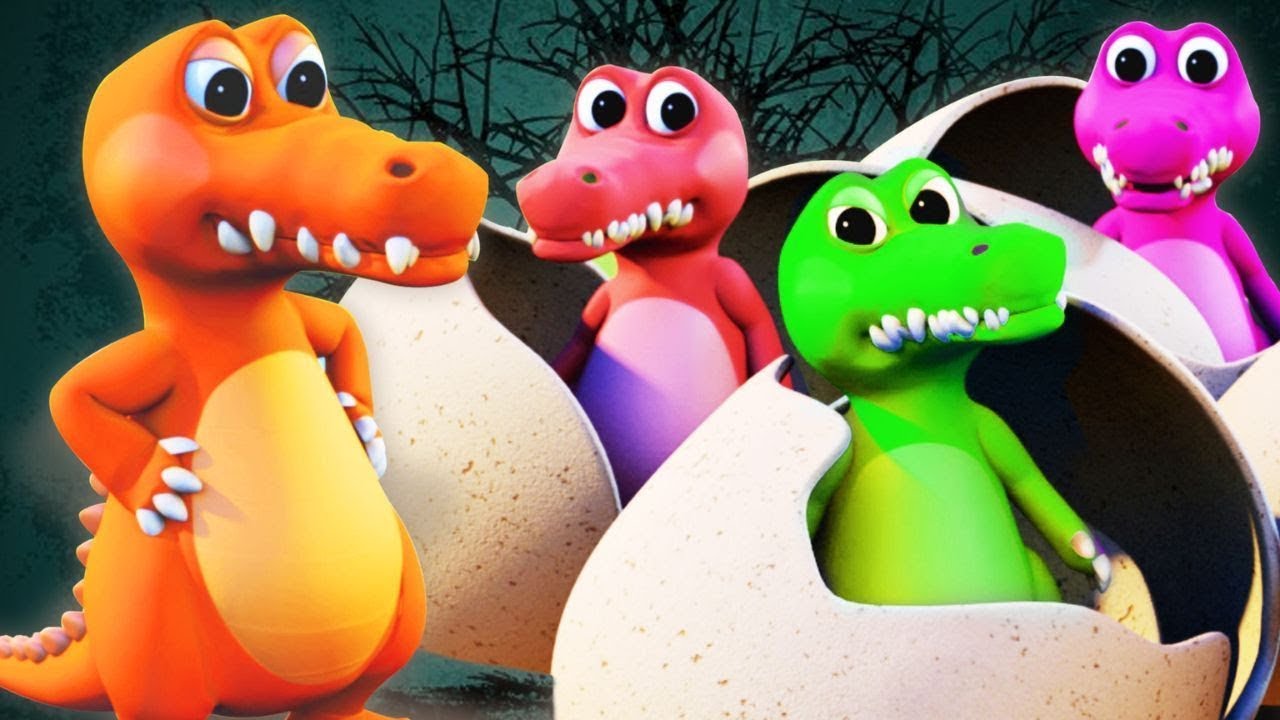 Five Little Crocodiles In The Pool | Fun Kids Songs By Nursery Rhyme ...
