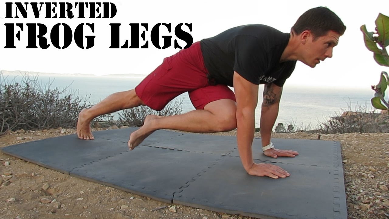 Inverted Frog Legs - Plank Variation - YouTube