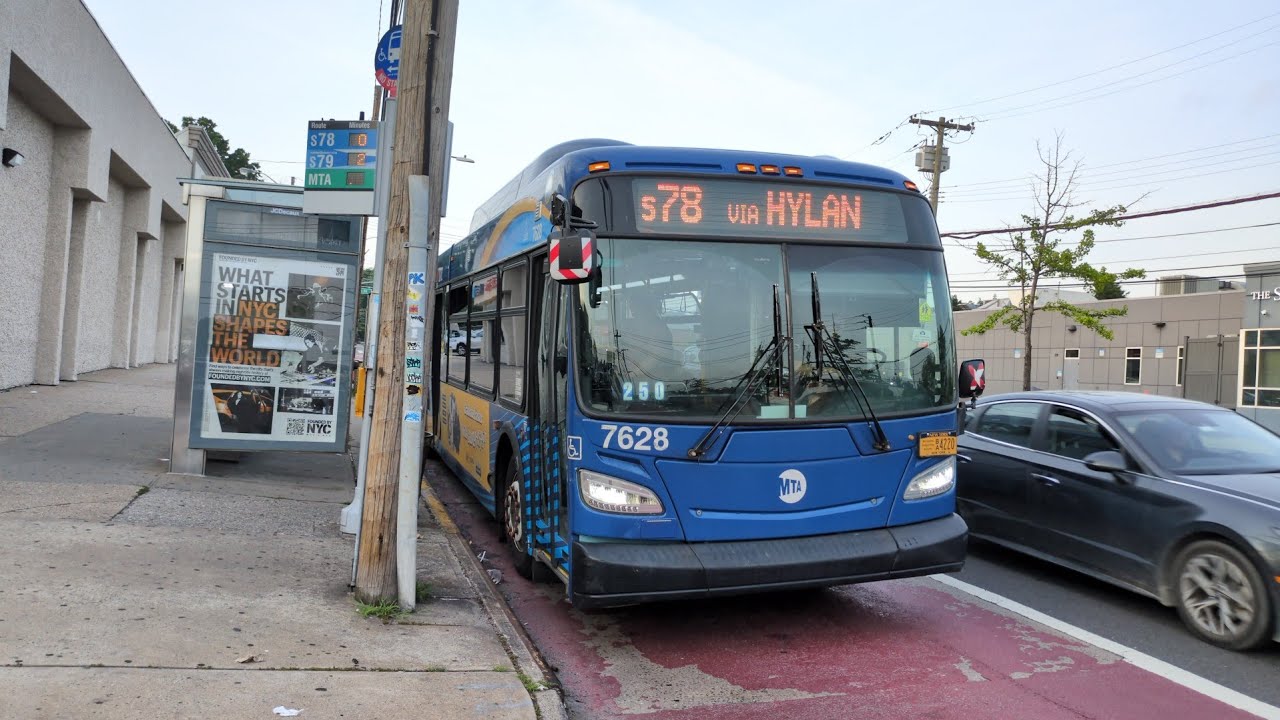 NYCT Bus: 2018 New Flyer XD40 #7628 on the S78 at Hylan Blvd & Old Town ...