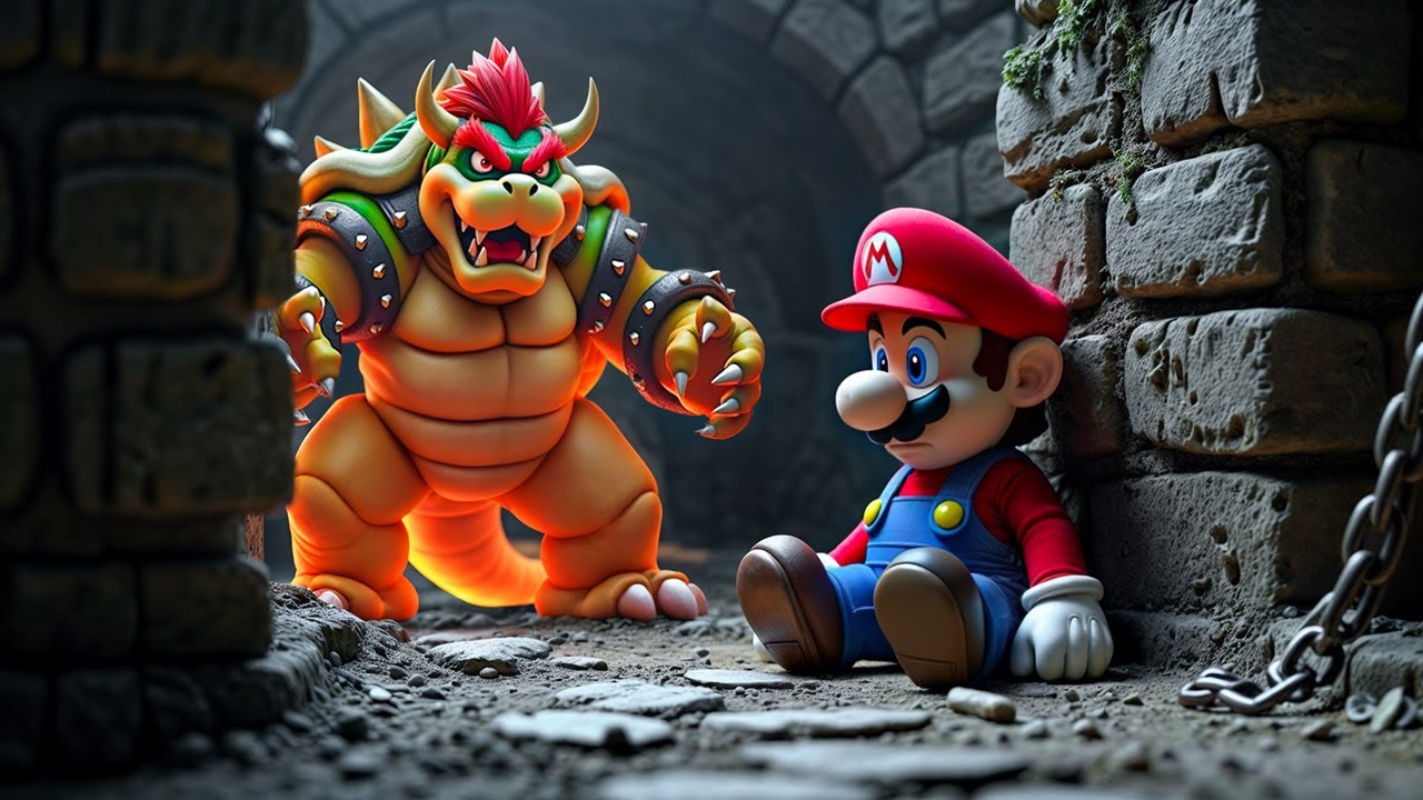 Mario Trapped in the Nintendo Switch While Collecting Gold - YouTube