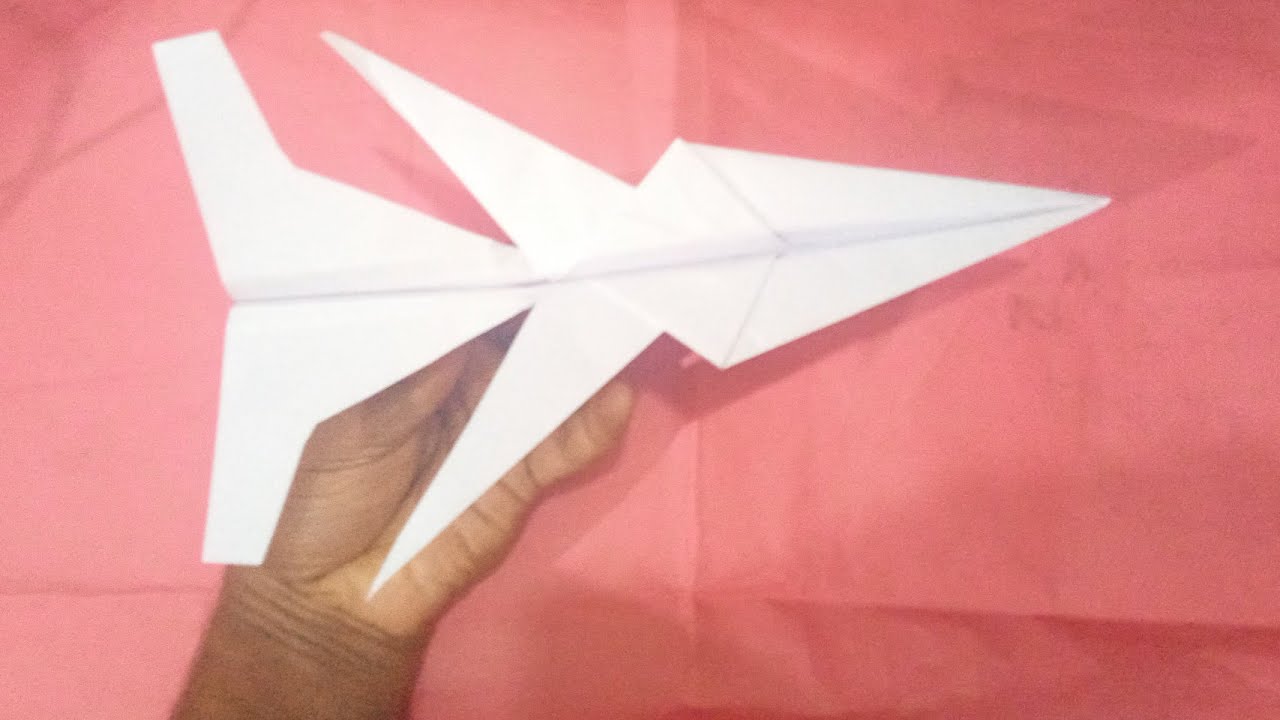 haw to learn easy paper airplane# simple paper craft biman# - YouTube