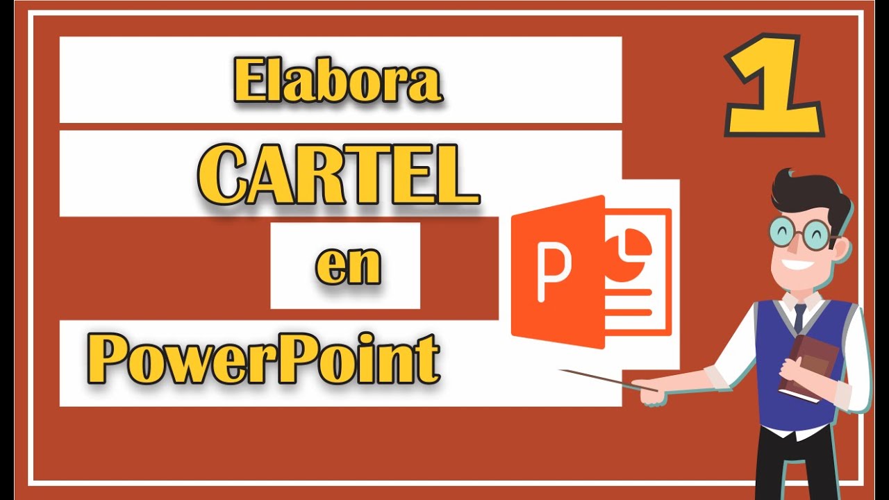 ¿Cómo hacer un CARTEL en PowerPoint? - YouTube