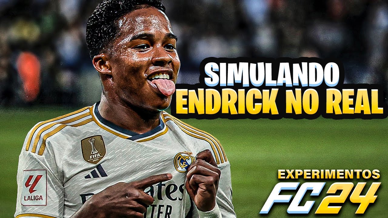 SIMULEI CARREIRA DO ENDRICK NO REAL - EA FC 24 (FIFA 24) - YouTube
