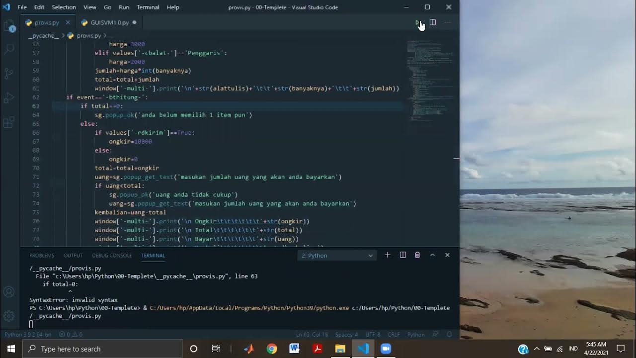 Tutorial GUI Python - YouTube