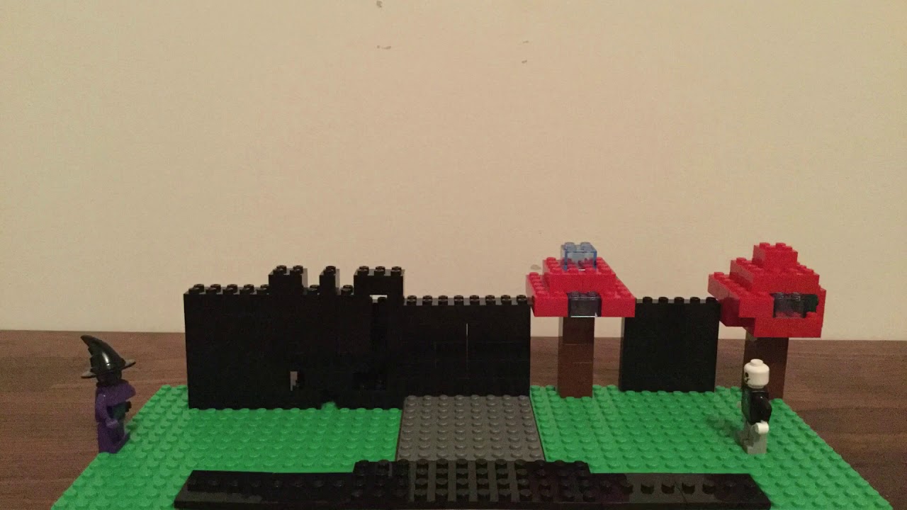 Sans vs jevil lego stop motion - YouTube