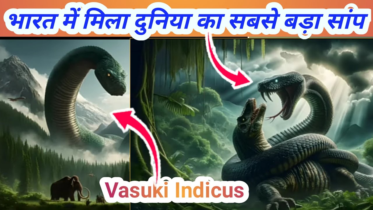 Insane Discovery in India/Vasuki Indicus/World's largest snake lived in ...