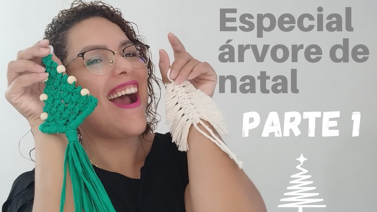 Árvore de natal em macramê/ tutorial passo a passo 🌲 - YouTube
