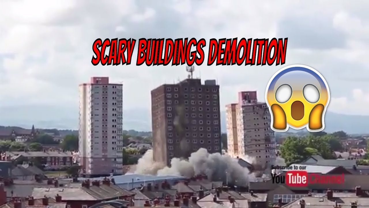 TOP 5 SCARY BUILDINGS DEMOLITION THAT CAUGHT ON CAMERA 2017 - YouTube