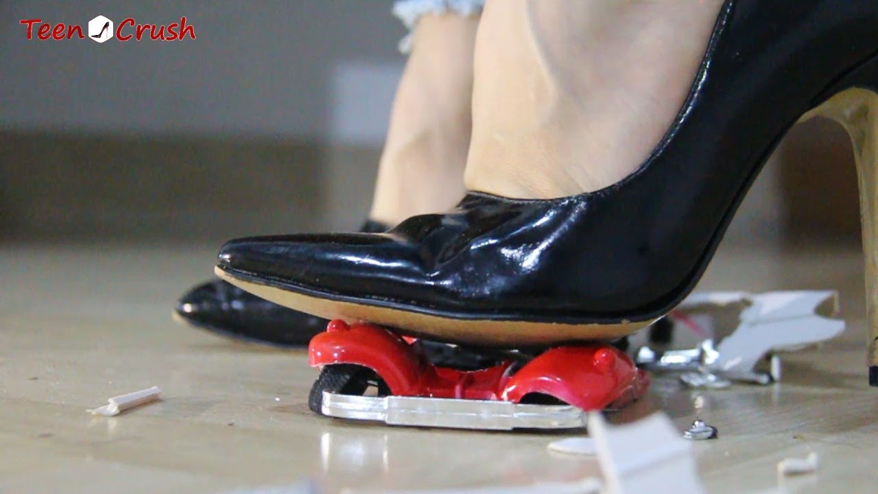 High Heels Crush Toy Car Youtube