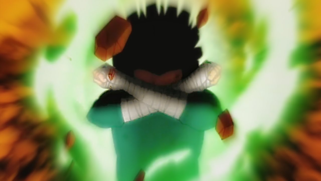 rock Lee exercise awakening || fight training to sense - YouTube