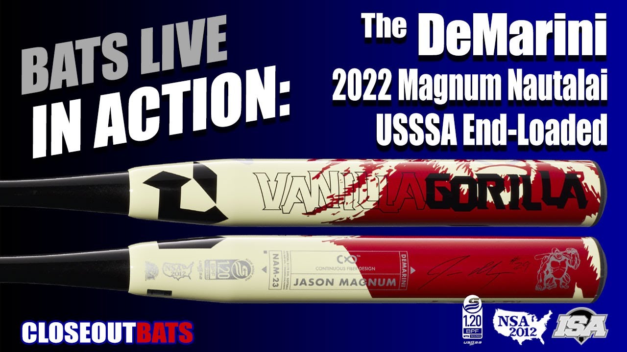 DeMarini Jason Magnum Signature Nautalai End Loaded Slowpitch Bat USSSA ...
