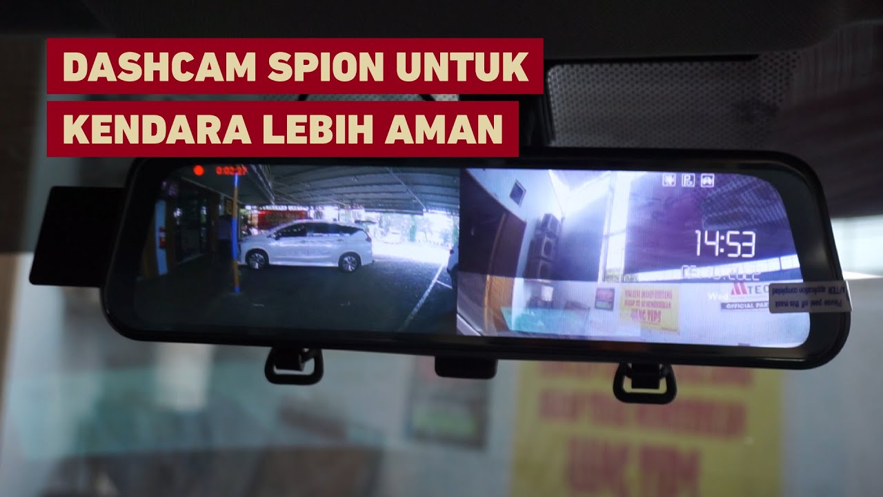 DASH CAM DI NEW AVANZA, CAMERA BISA REKAM DEPAN BELAKANG - YouTube