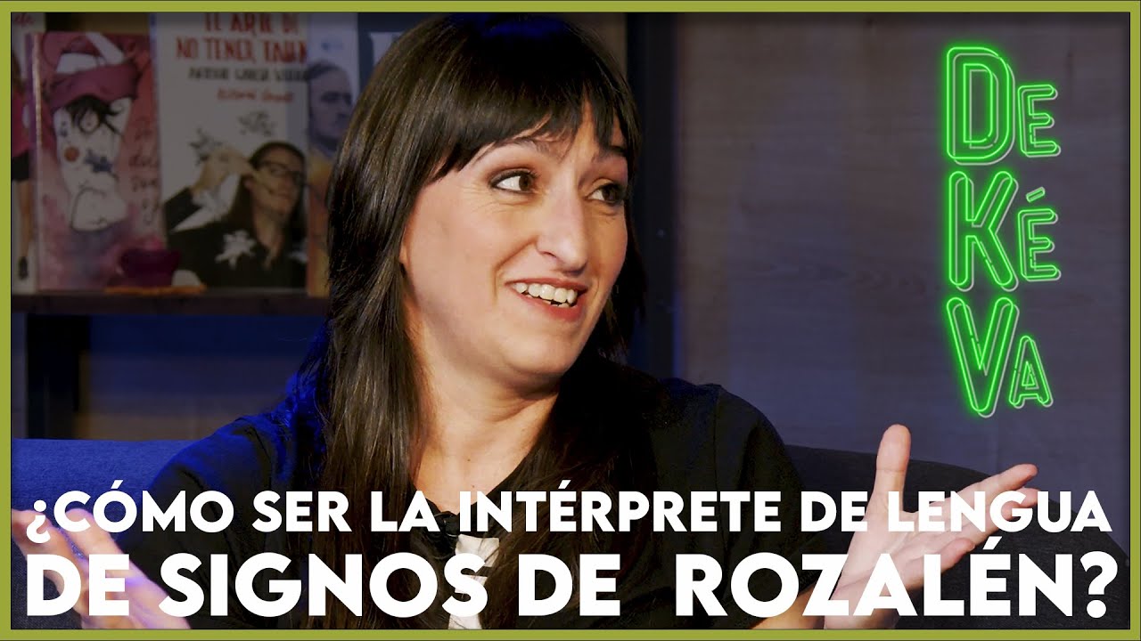 Beatriz Romero (intérprete de lengua de signos de Rozalén) nos cuenta ...