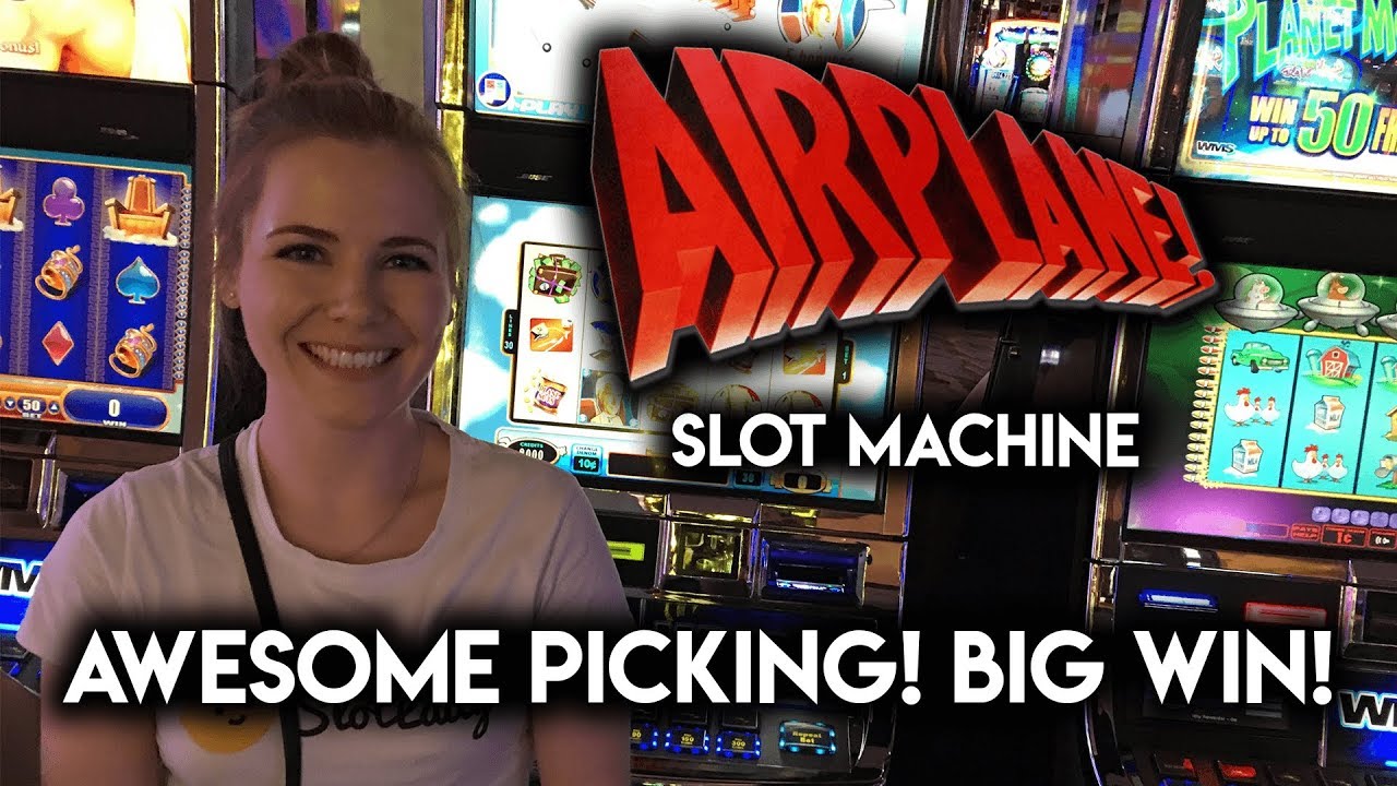 My BEST Picking Ever! Airplane Slot Machine! BIG WIN! - YouTube