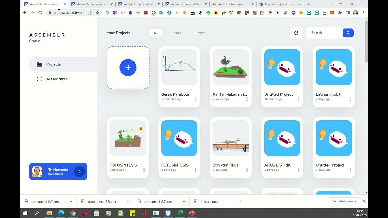 TUTORIAL ASSEMBLR STUDIO WEB #12: CARA CUSTOM MARKER PROYEK - YouTube