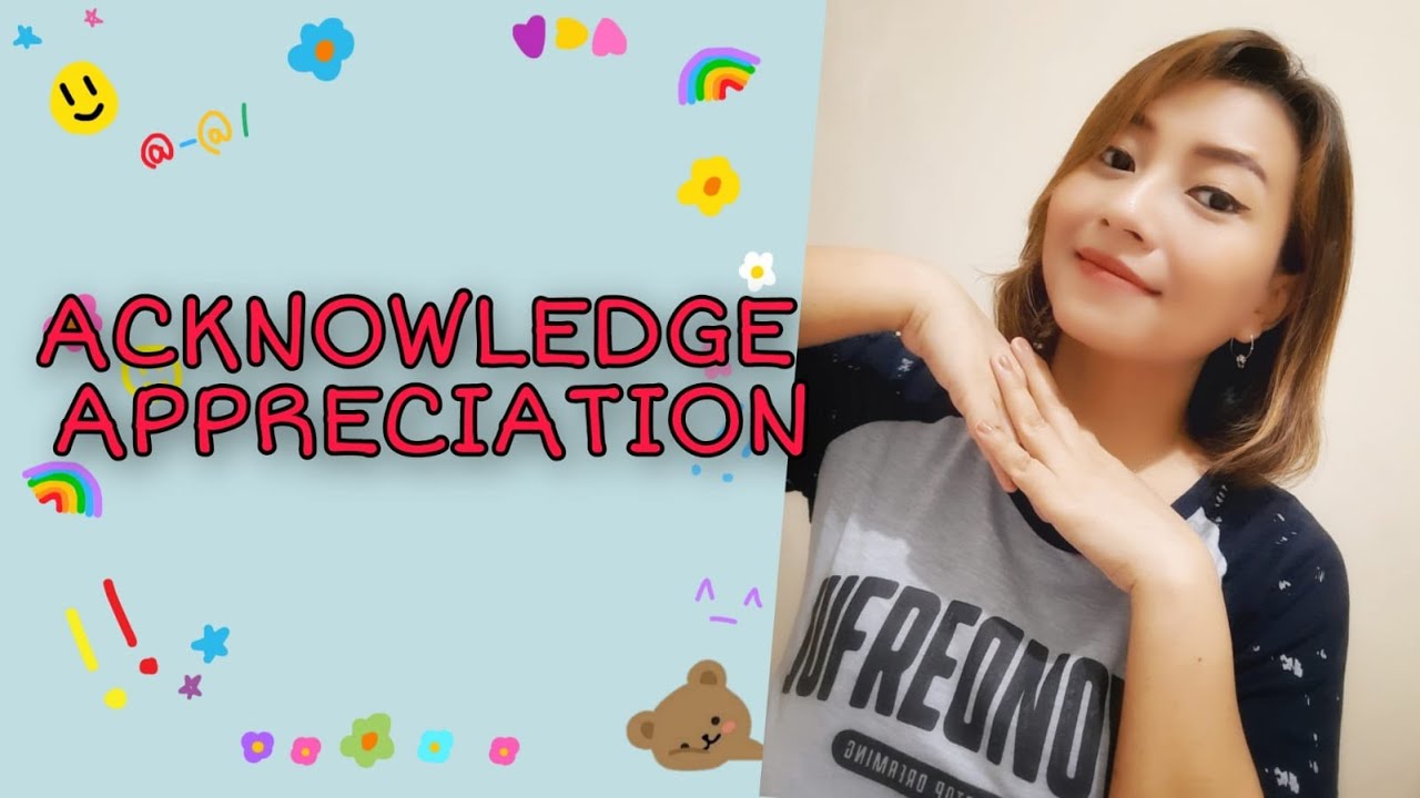 How To Acknowledge Appreciation || Simple English - YouTube