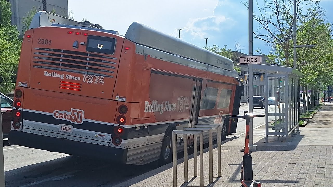 COTA || 2023 NFI XE40 (50 Year wrap) || 2301 || 6 Sullivant || The ride ...