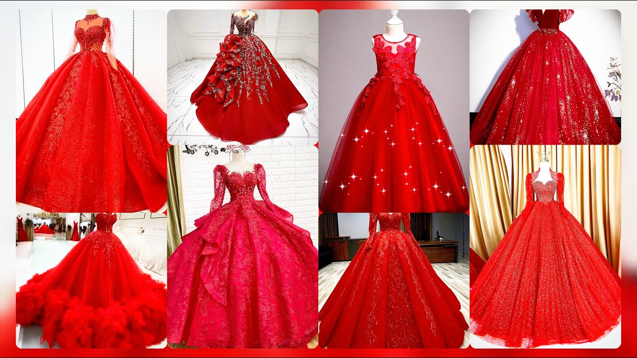 Beautiful Red Barbie Frock | Red Barbie Dresses for Bridal | Latest ...