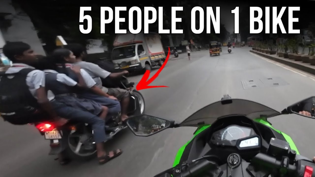 5 PEOPLE on 1 BIKE | daily observation #32 - YouTube