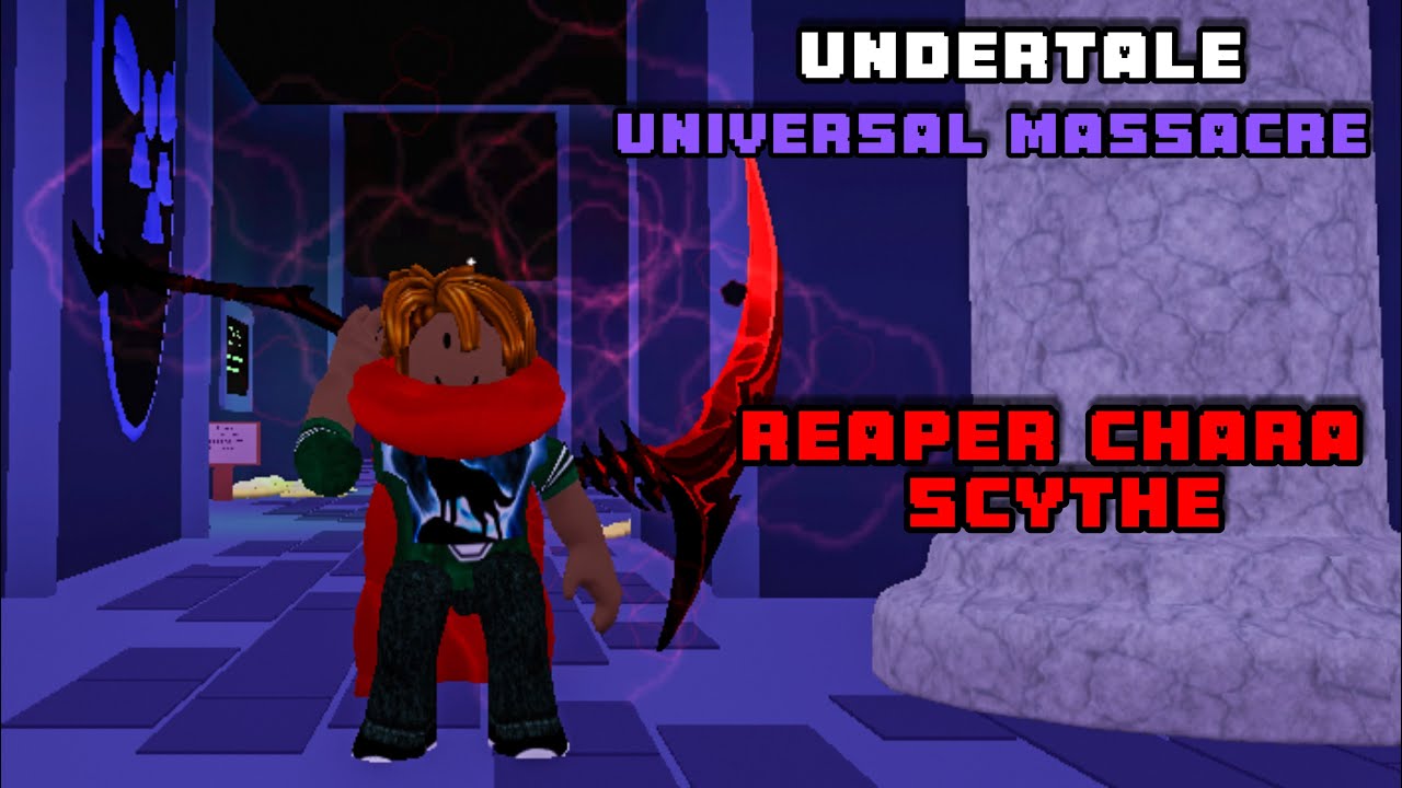 THE REAPER CHARA SCYTHE DOES INSANE DAMAGE! [SHOWCASE] (Undertale ...