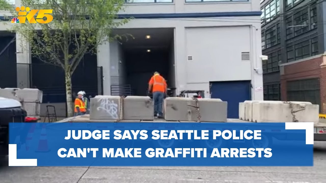 Judge says Seattle police can't make graffiti related arrests - YouTube