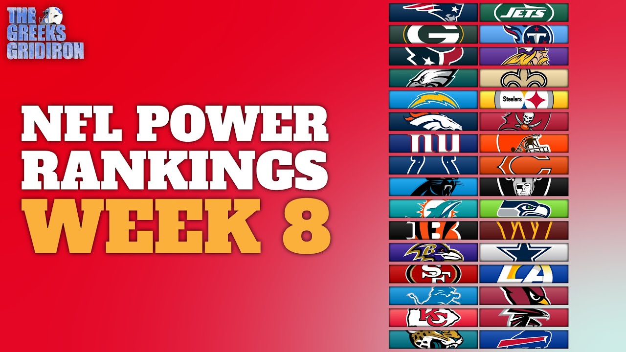 NFL Power Rankings Week 8 | 2024 - YouTube